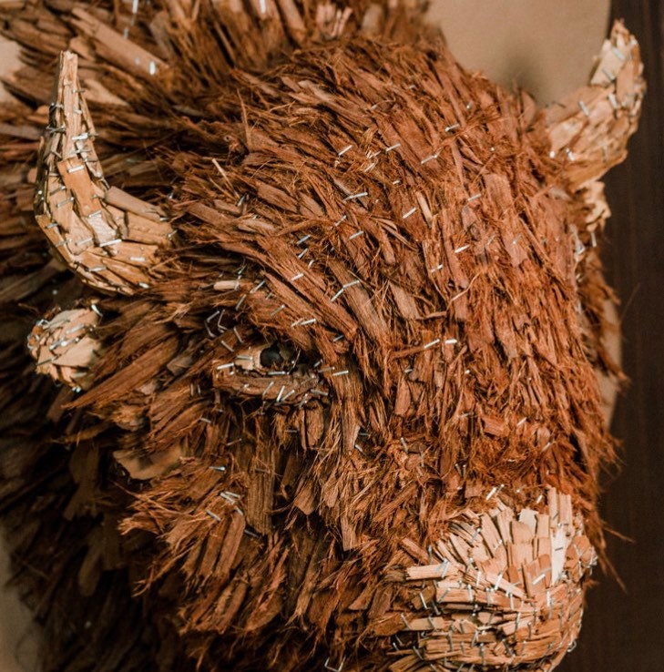 Custom Wooden Animal Head Sculpture - Etsy