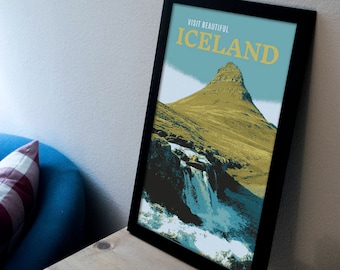 Iceland poster | Etsy