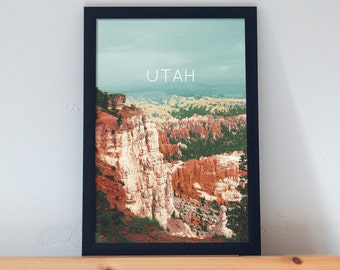Utah poster | Etsy