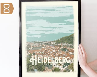 Heidelberg Poster - Etsy