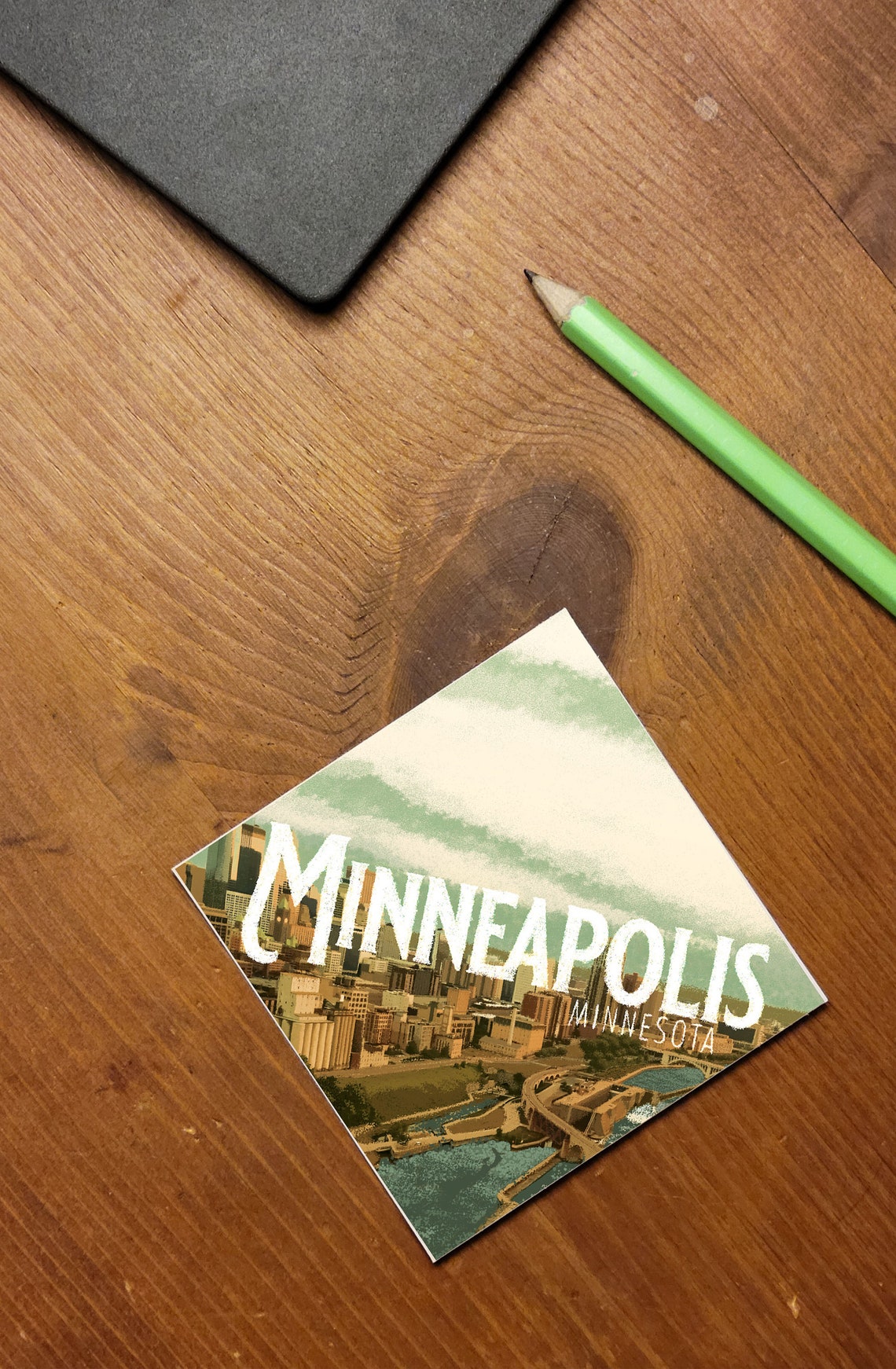 Minneapolis Minnesota Vinyl Sticker - Etsy