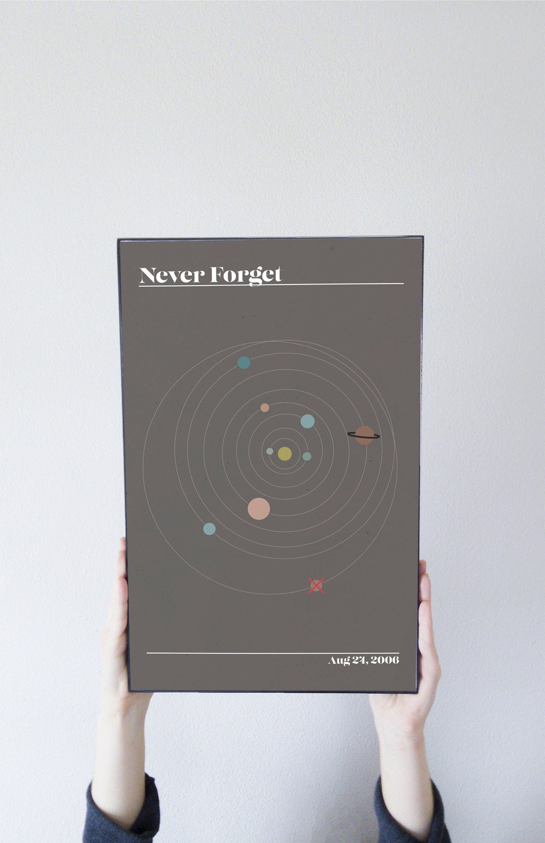Pluto is a Planet never Forget Humorous Poster - Etsy