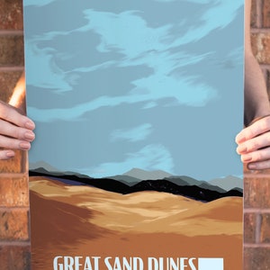Great Sand Dunes National Park and Preserve Poste Modern Home Decor ...