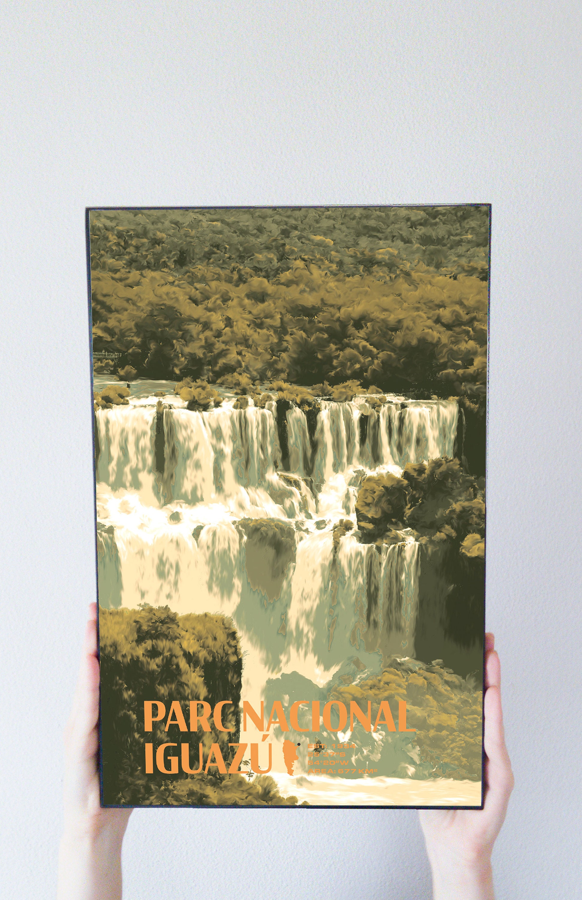 Iguazu National Park Argentina/brazil Retro Travel Art Poster - Etsy