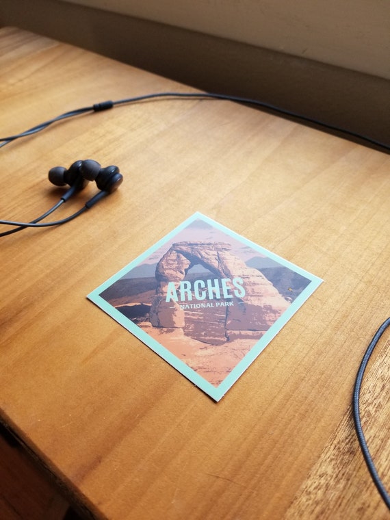 Arches National Park Vinyl Sticker | Etsy