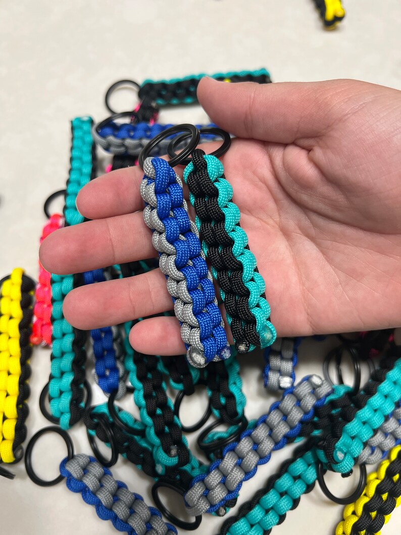 Paracord Box Keychain 3.5". Hand Made, Survival, Key Chain. - Etsy