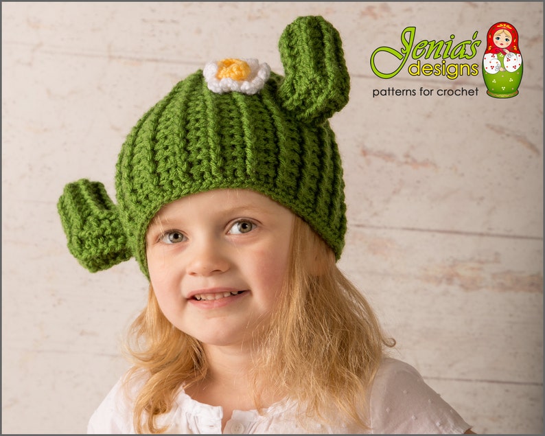 CROCHET PATTERN Crochet Cactus Hat Pattern Saguaro Cactus | Etsy