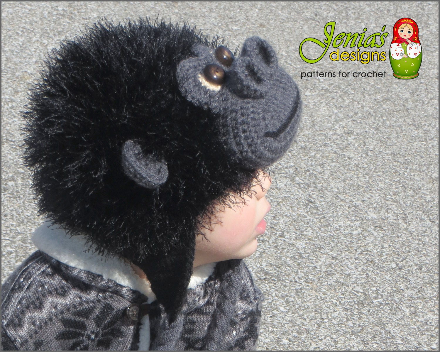 CROCHET PATTERN Monkey Animal Hat for Baby Toddler Child - Etsy