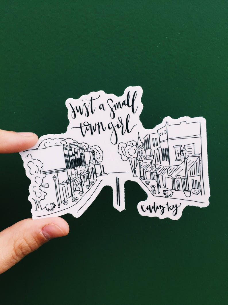Small Town Girl Stickers / / Farmhouse Stickers / / Stickers / - Etsy