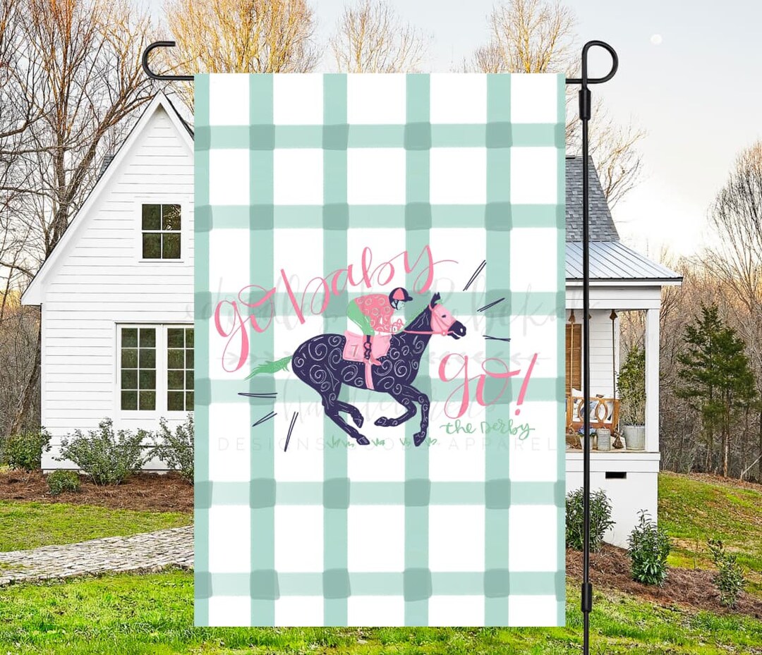 Go Baby Go! Garden Flag - Etsy