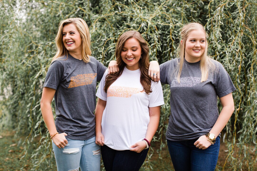 Hand Lettered THE VOLUNTEER STATE Graphic Tee / / Tennessee Tee ...