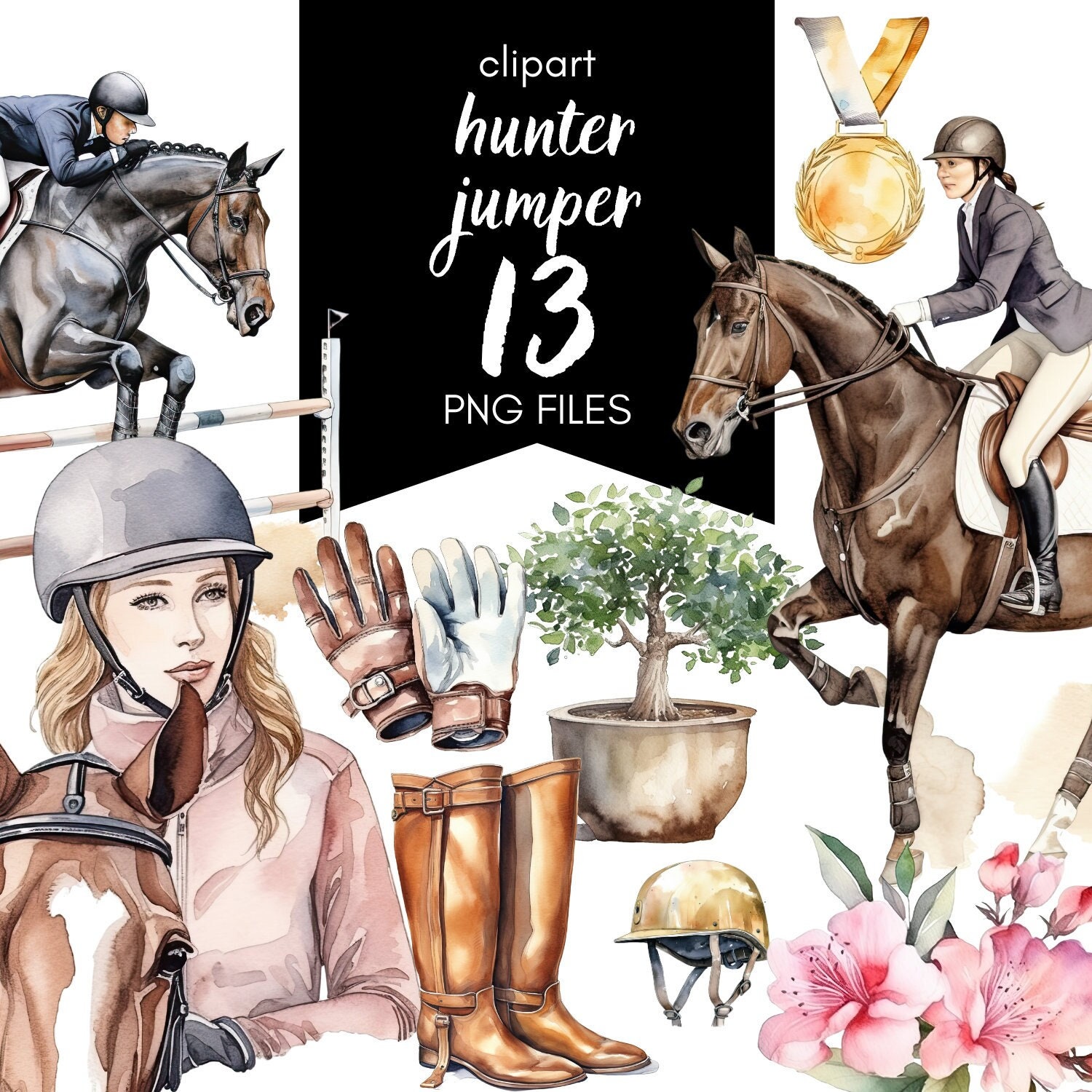 Horseback Riding Clipart English