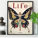Life Magazine Flapper Print Butterfly Lady Poster - Etsy