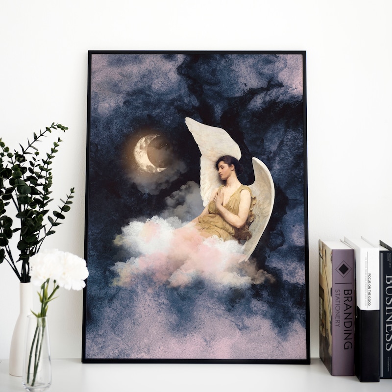 Angel Print - Etsy