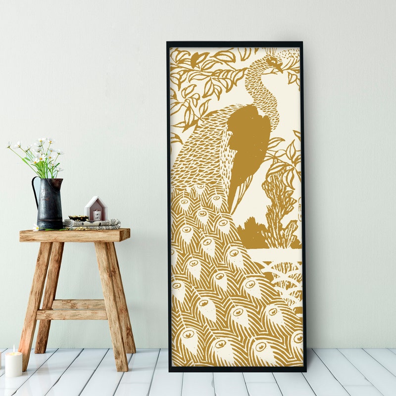 Art Deco Peacock - Etsy