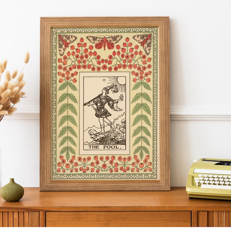 Tarot Card Poster Fool - Etsy