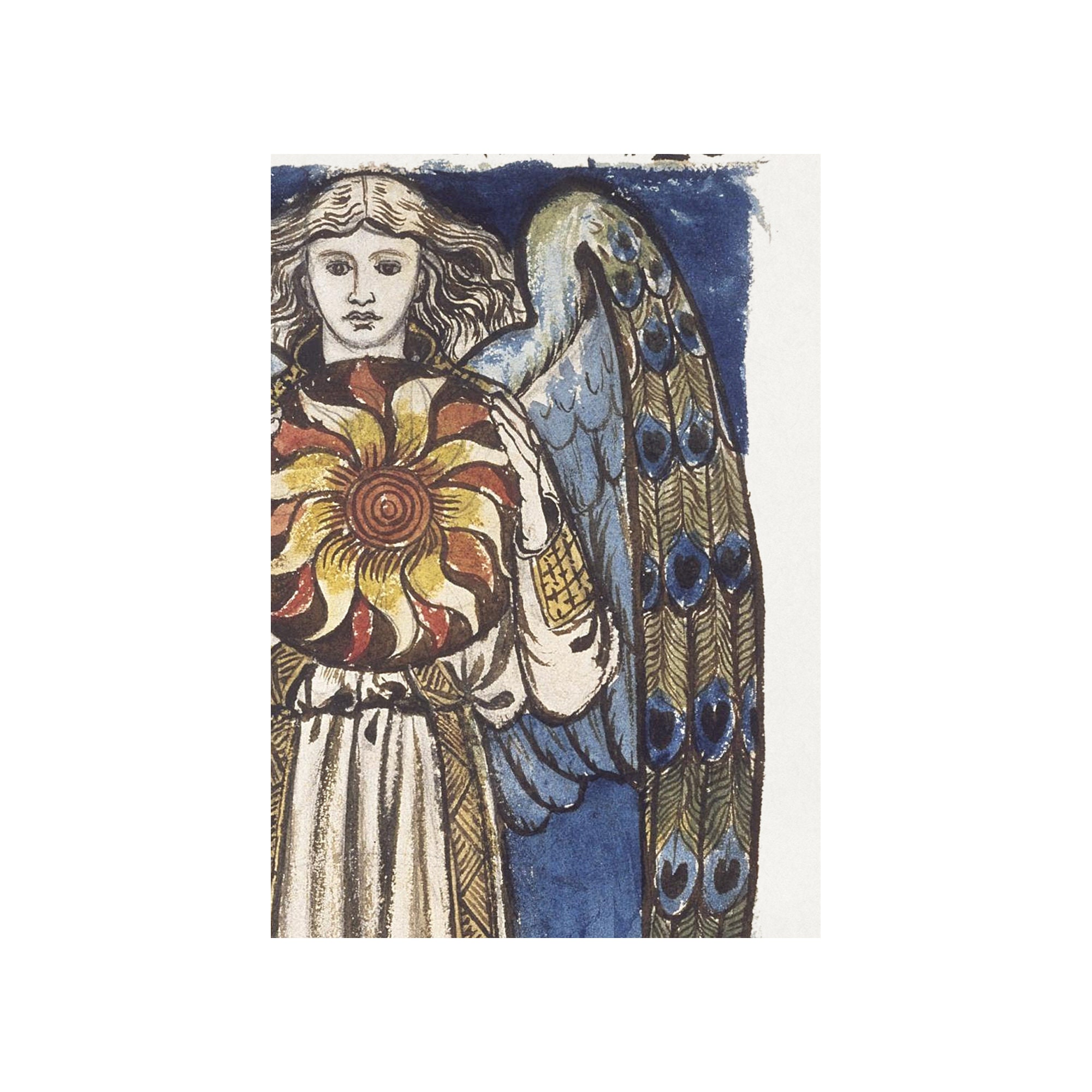 William Morris Angel Art Nouveau Print: Vintage Bohemian Decor - Etsy