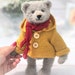 Small Traditional Teddy Bear - "oscar" - Mohair Jointed Artist Bear ...