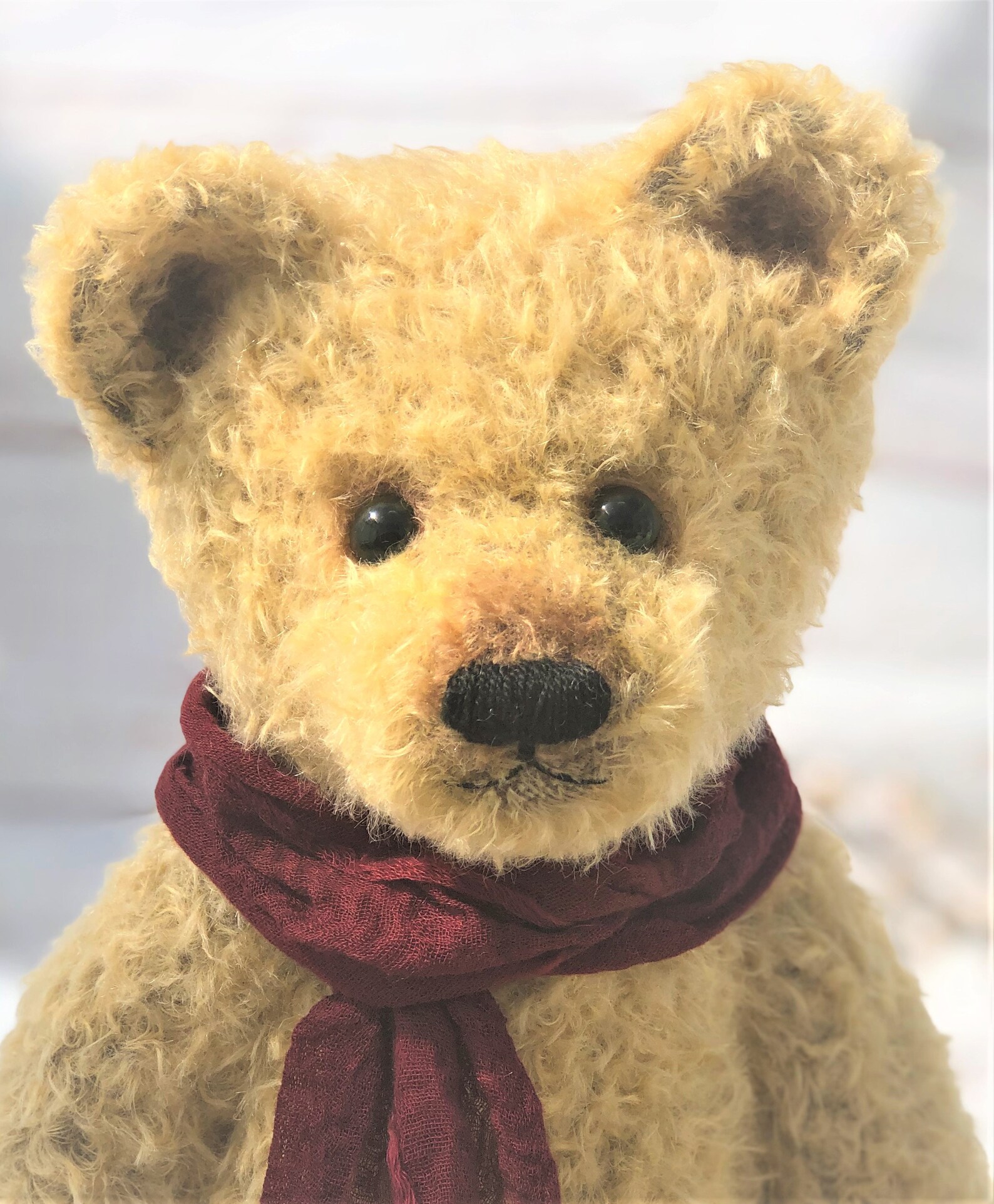 Large Traditional Jointed Mohair Bear reuben - Etsy UK