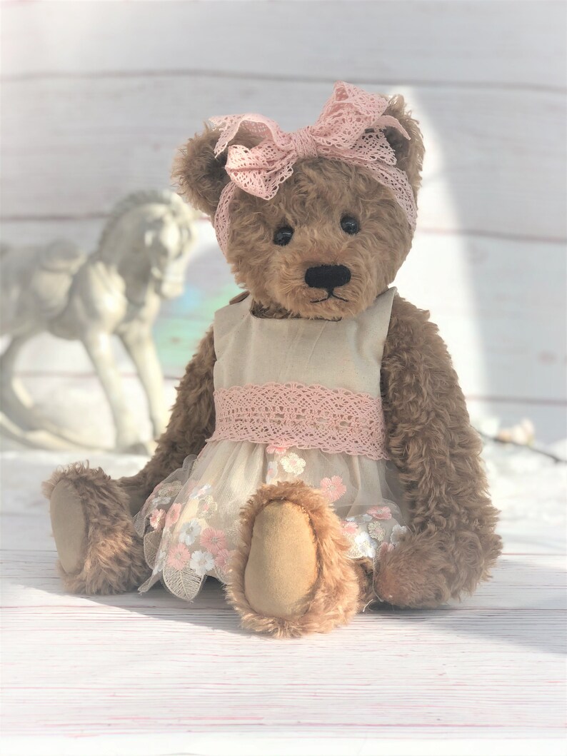 MADE TO ORDER: Jointed Mohair Bear Large Traditional Teddy | Etsy UK