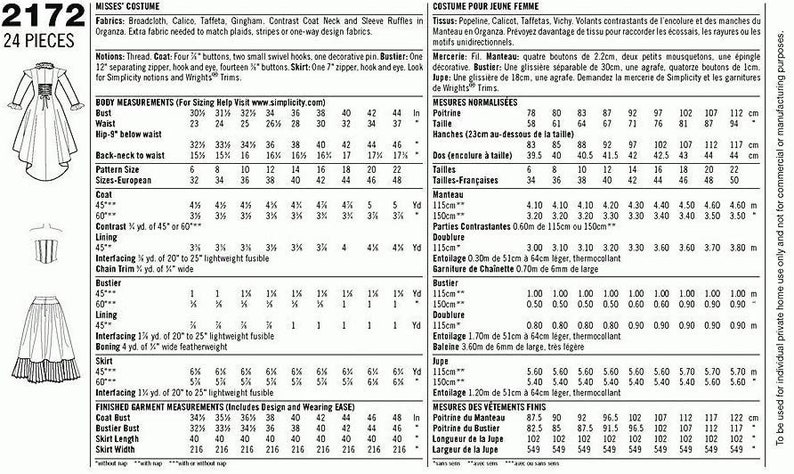 Simplicity 2172 Sewing Pattern Size HH 6,8,10,12 Uncut With Factory ...