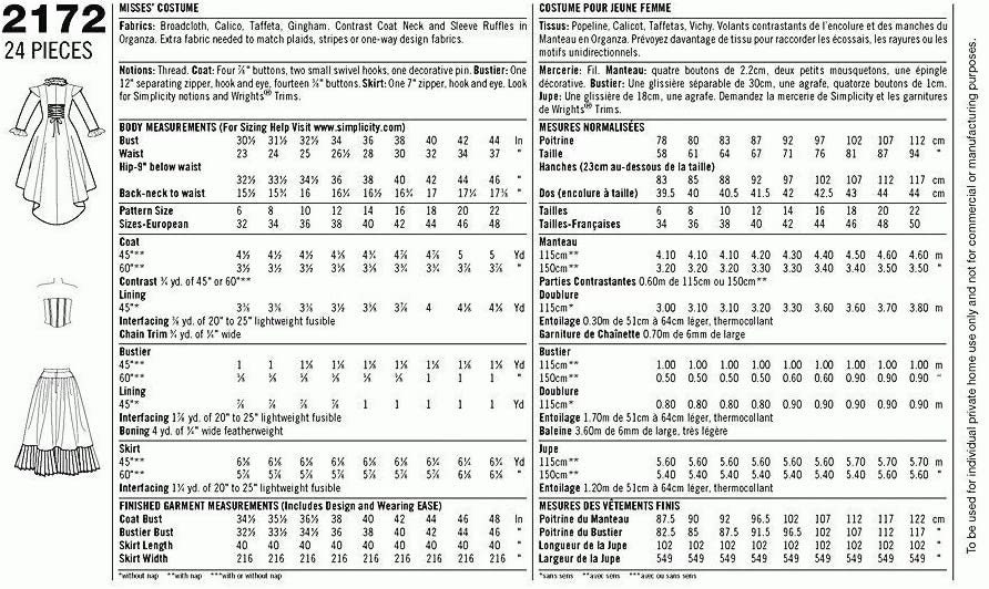 Simplicity 2172 Sewing Pattern Size HH 6,8,10,12 Uncut With Factory ...