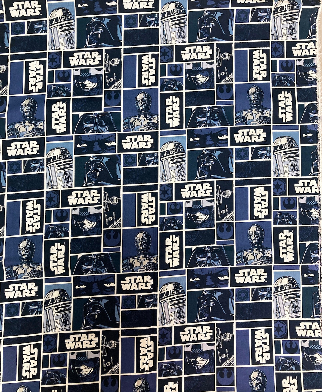 Star Wars Fabric by the Yard - Camelot Fabrics 7310011 Retired Rare ...