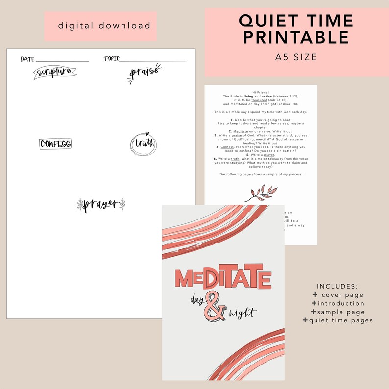 Quiet Time Printable - Etsy