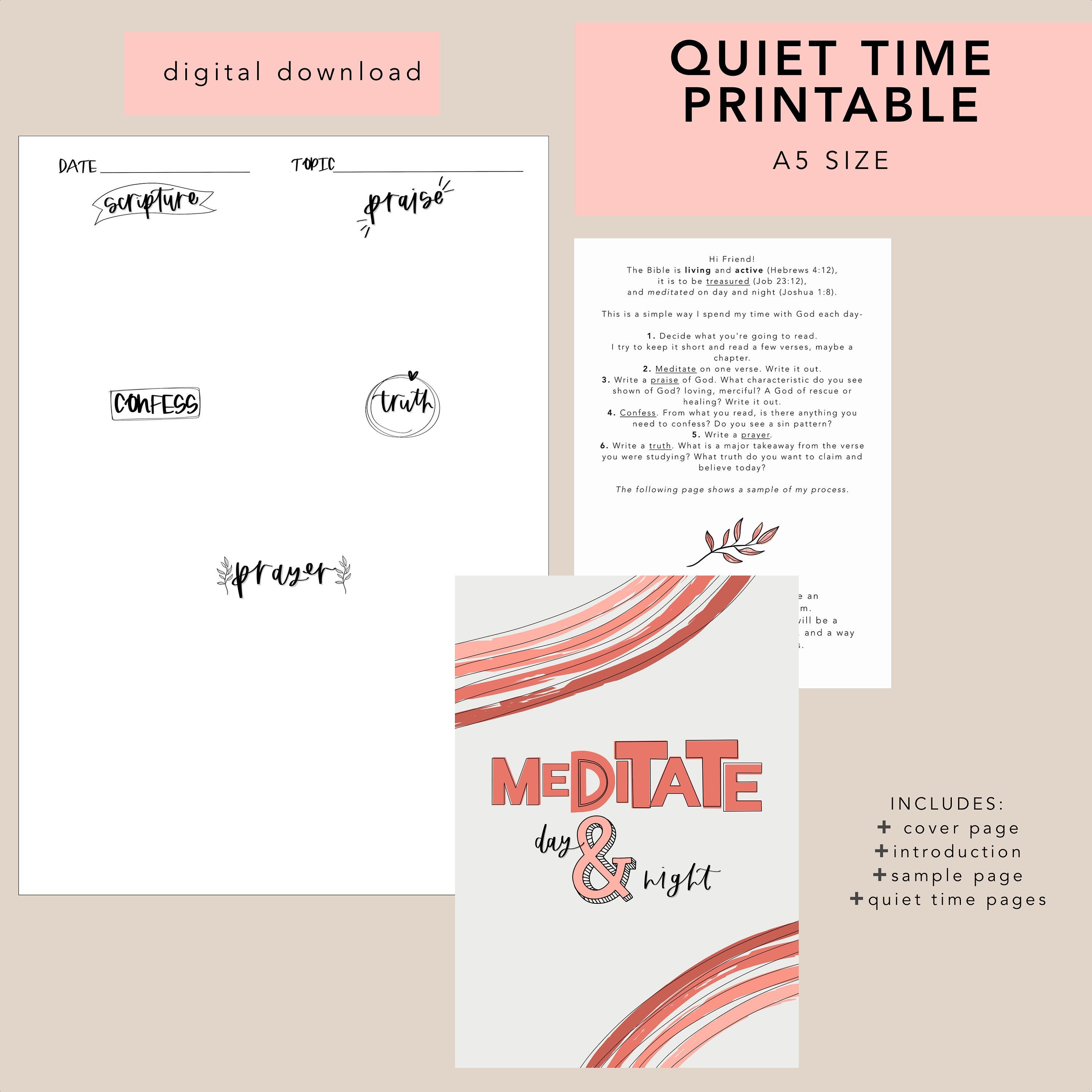 Quiet Time Printable - Etsy