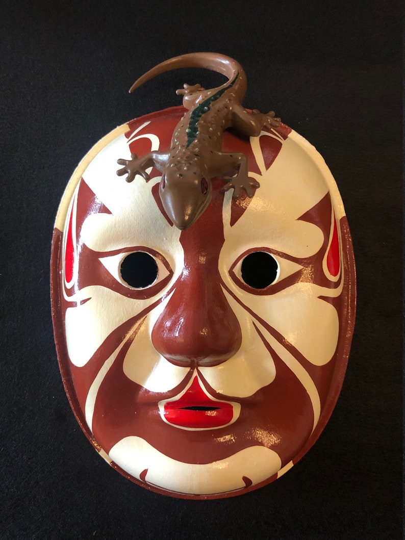 Handpainted Toad Mask: 5 Deadly Venoms Kungfu Homage, Cosplay Costume ...