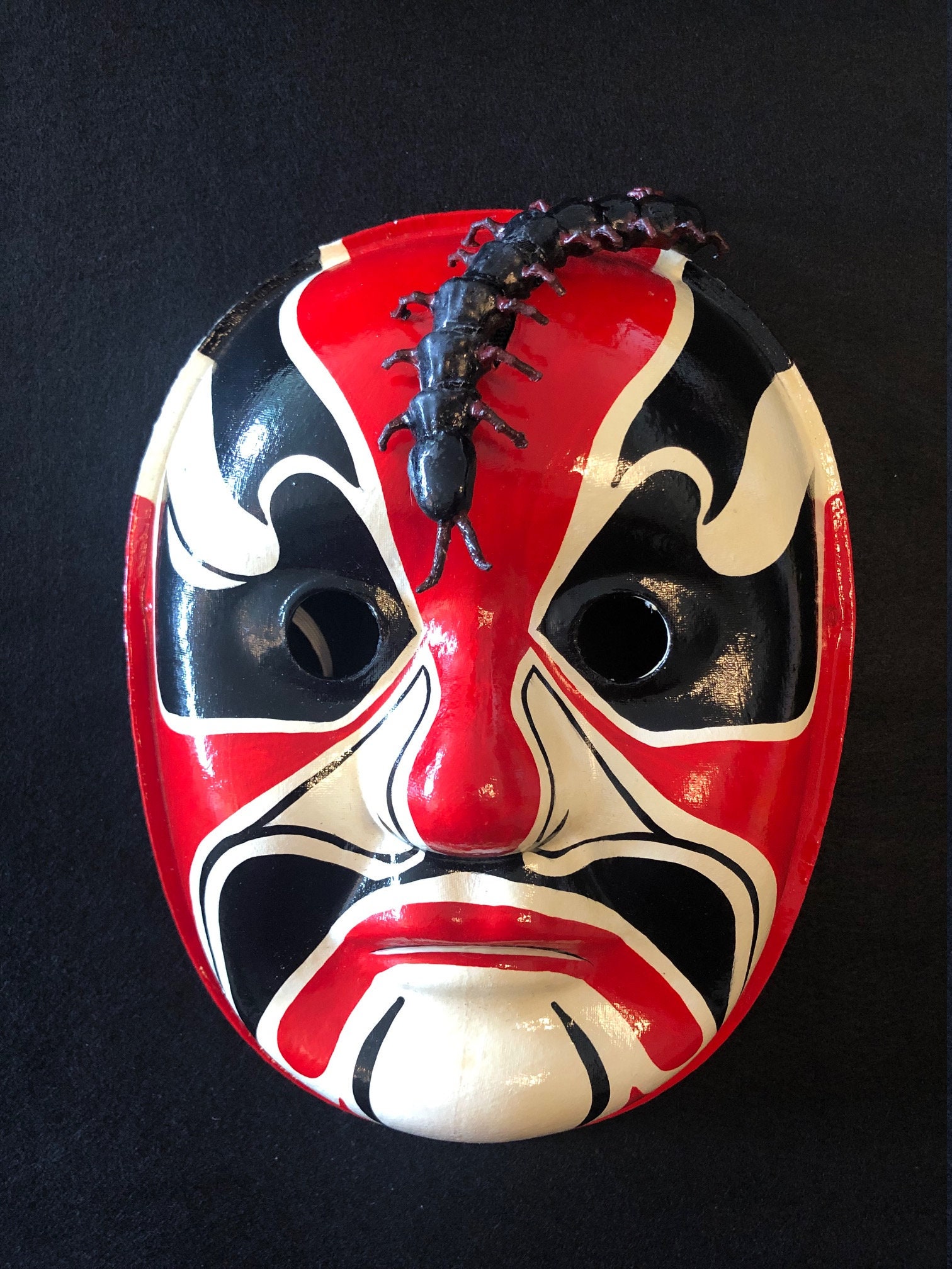 Handpainted Toad Mask: 5 Deadly Venoms Kungfu Homage, Cosplay Costume ...