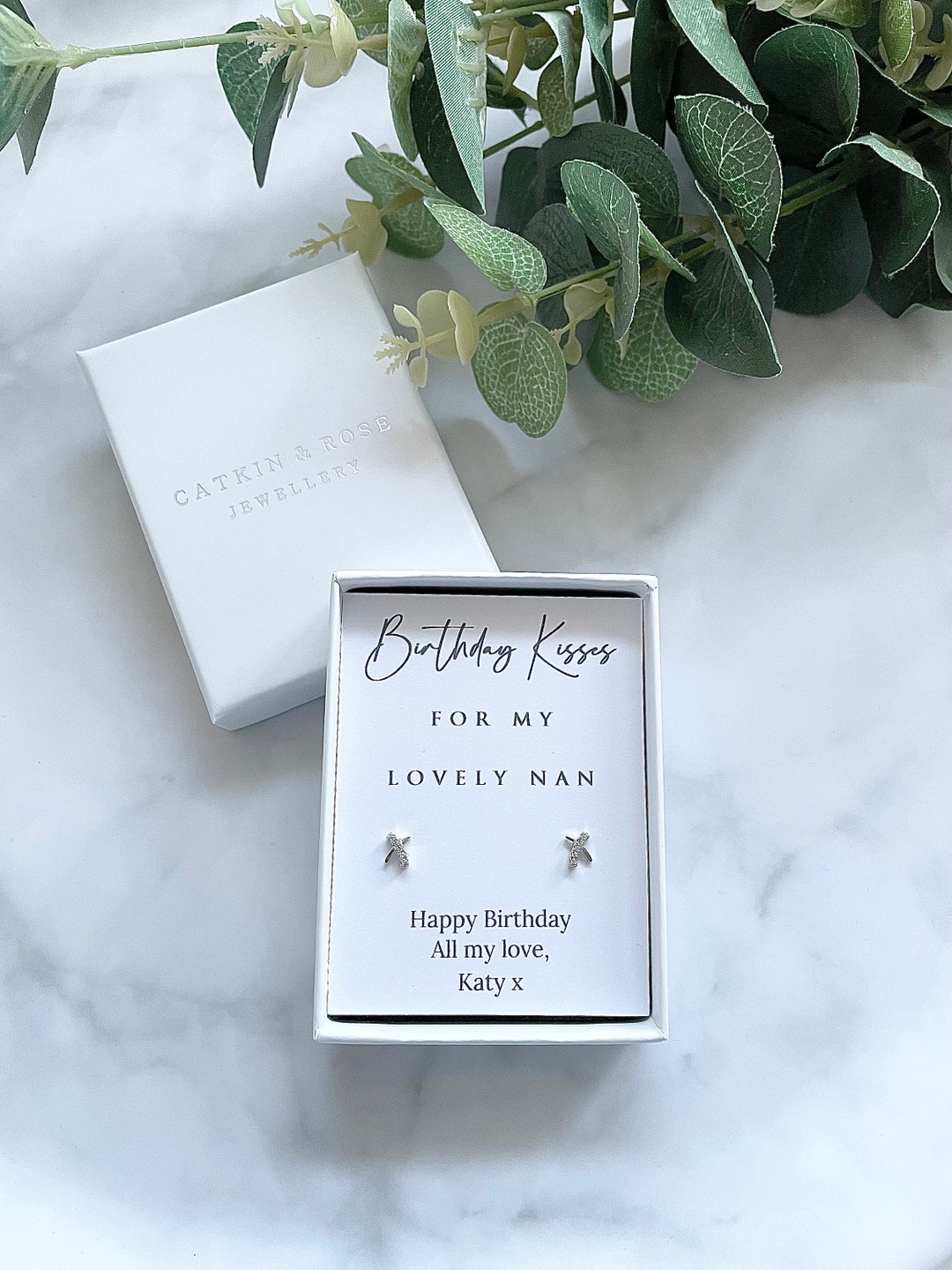 Nan Birthday Earrings, Meaningful Birthday Gift Nan, Nan Birthday ...