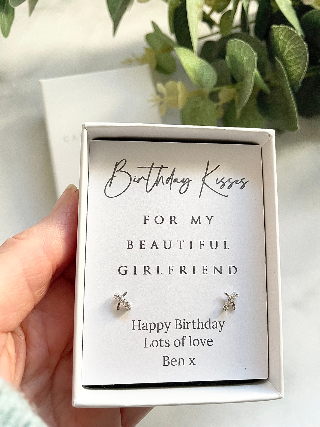 Romantic Girlfriend Birthday Gift, Girlfriend Birthday Jewellery, Cute ...
