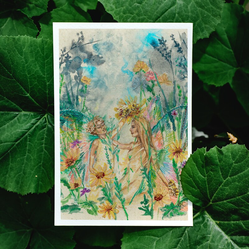 Fairy Postcard - Etsy
