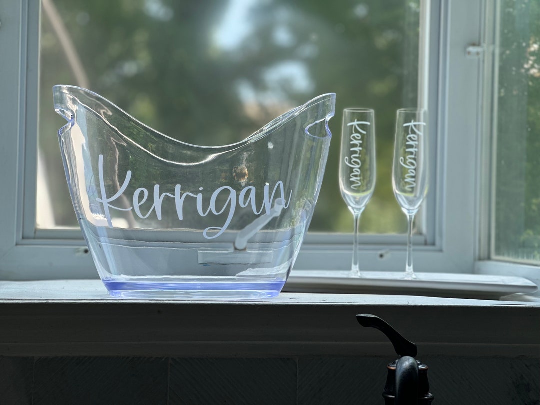 Acrylic Ice Bucket, Acrylic Ice Tub, Personalized Wine Glasses, Last ...