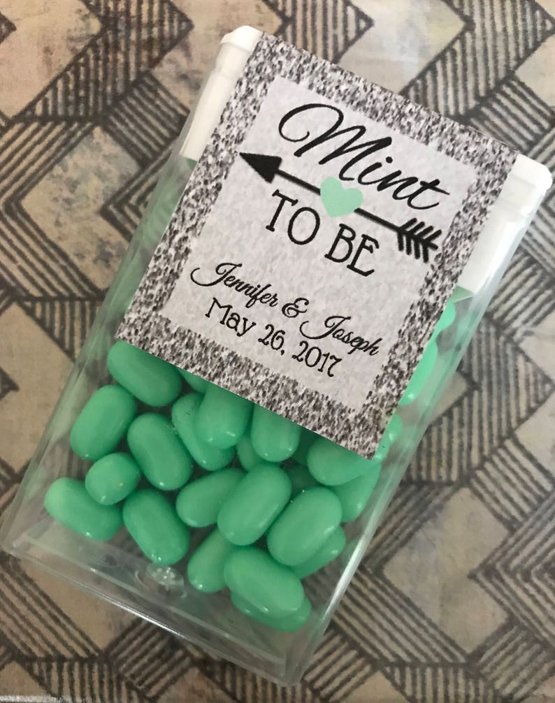 Mint to Be Favor Lables/tic Tac Labels/mint to Be/personalized - Etsy