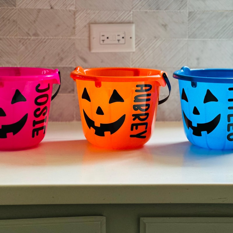 Halloween Bucket - Etsy