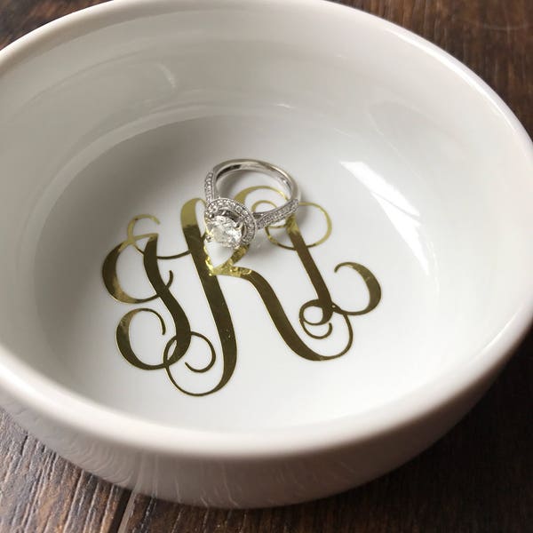 Monogram Ring - Etsy