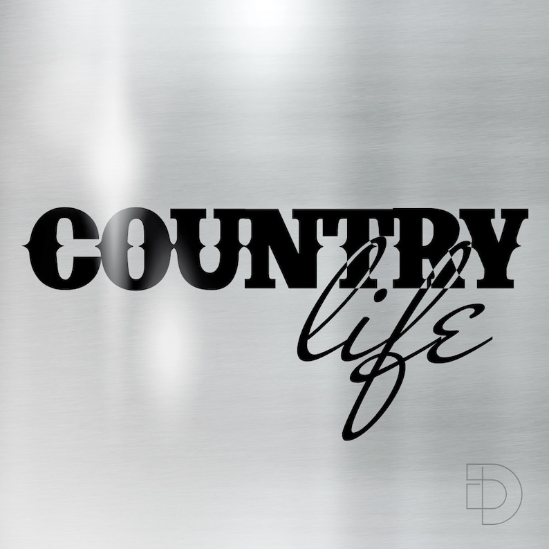 Country Life Sticker -, Car Sticker, Car, Horse, Western - Etsy