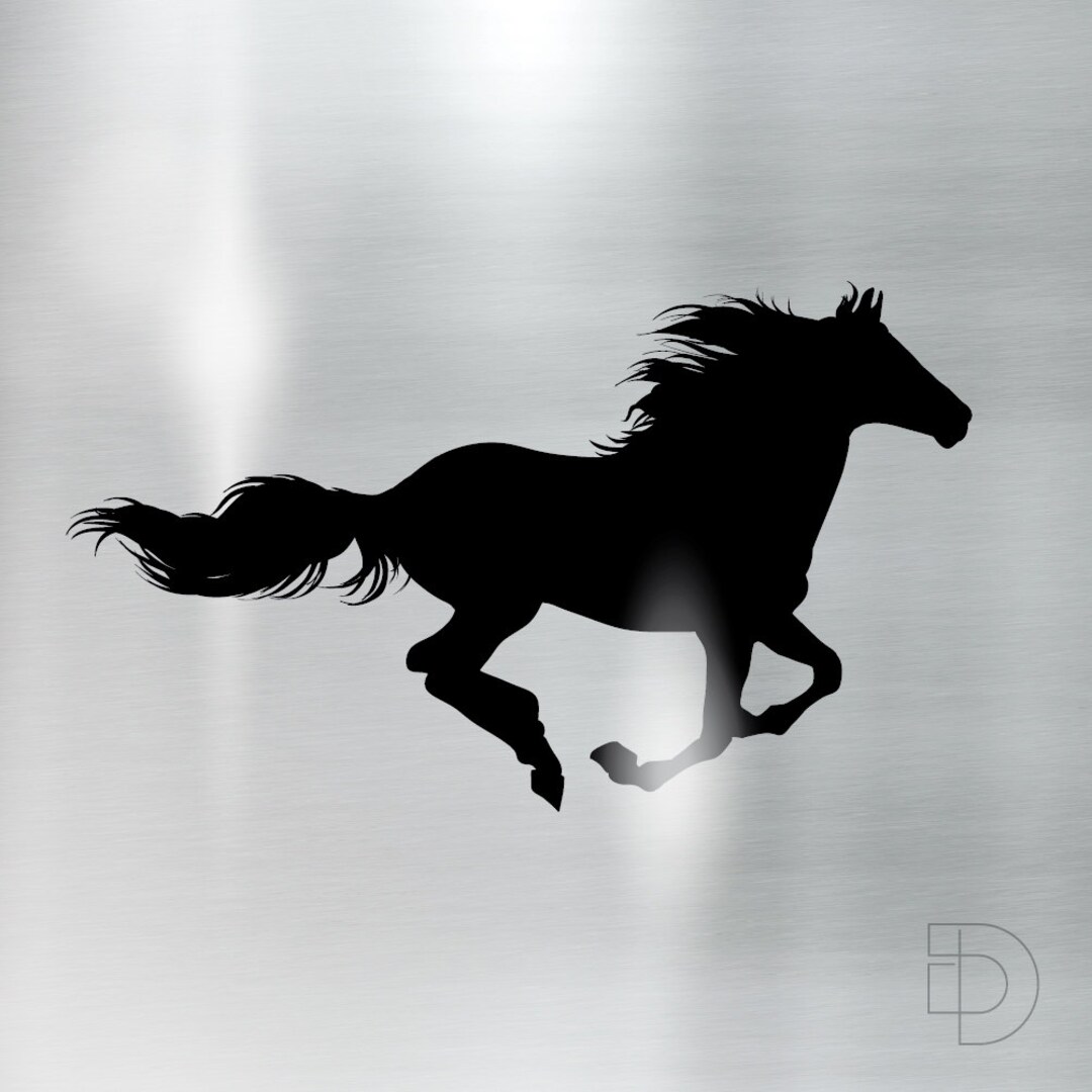 Galoppierendes Pferd Aufkleber , Autoaufkleber, Auto, Pferd, Pferd ...
