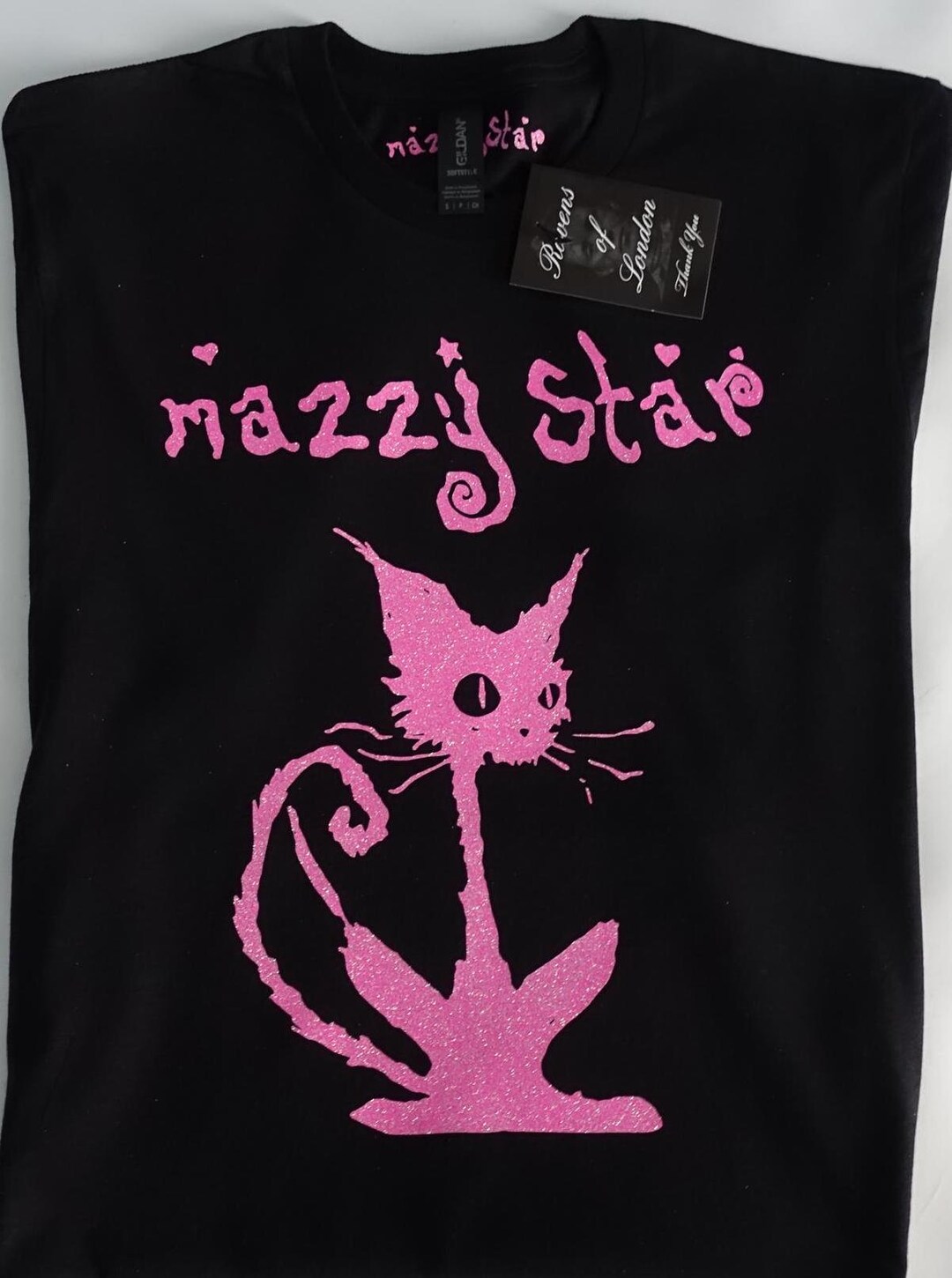 Mazzy Star, Cat, Dazzling Neon Glitter, Indie, T Shirt, Mazzy Star ...