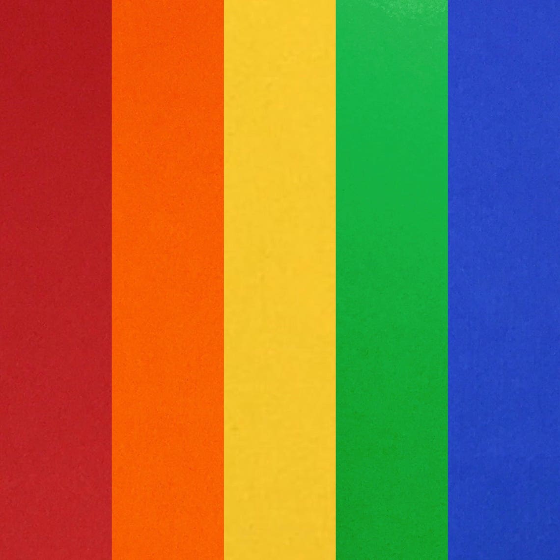 Rainbow Baby Mobile / Red Orange Yellow Green & Blue - Etsy