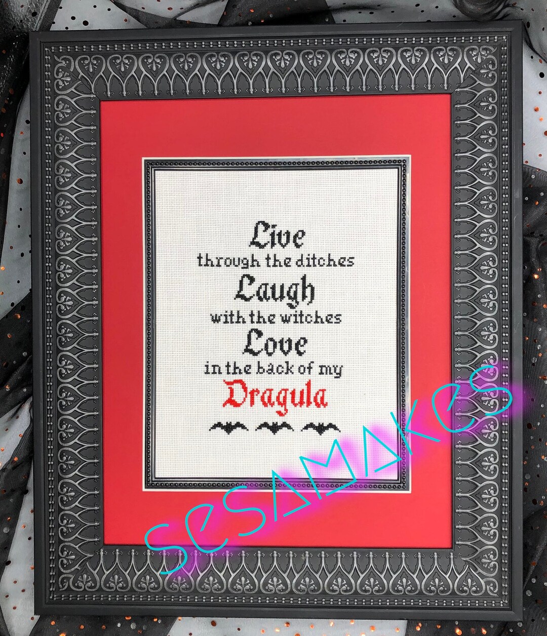DIGITAL FILE: Dragula Cross Stitch Pattern - Etsy