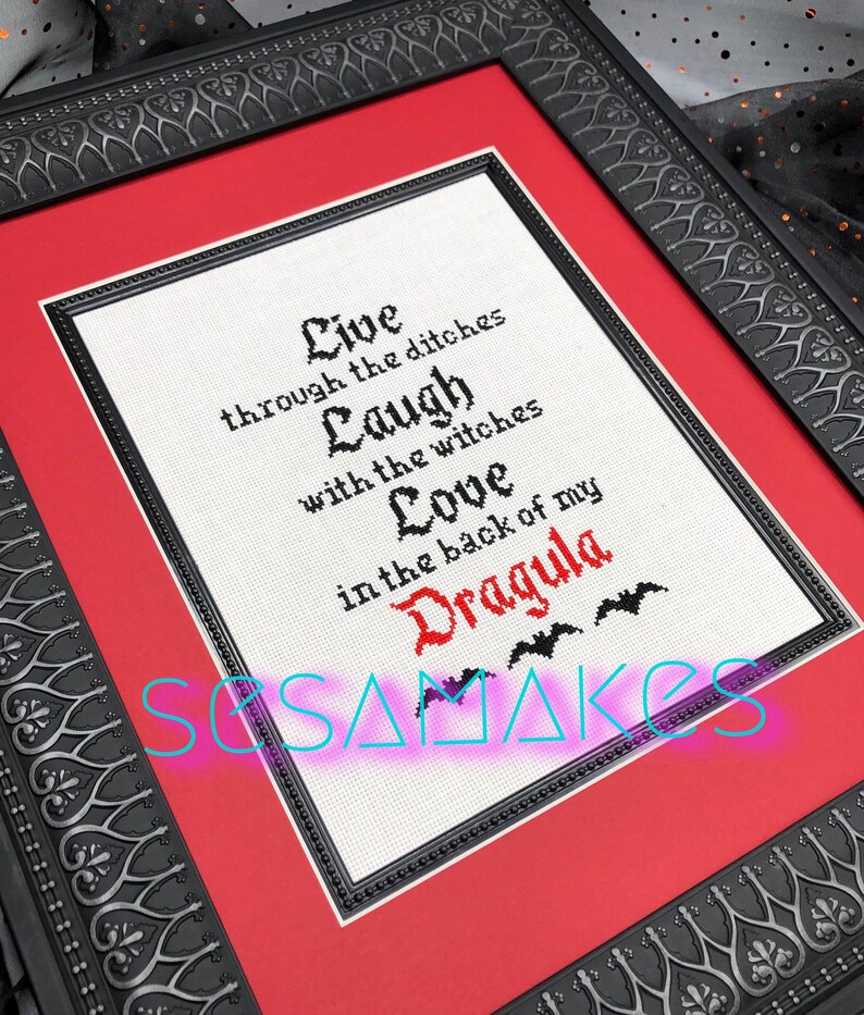 DIGITAL FILE: Dragula Cross Stitch Pattern - Etsy
