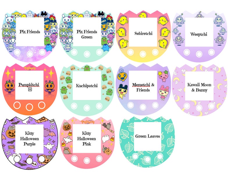 Tamagotchi Pix Faceplate Precut Tamagotchi Pix Faceplate Etsy de