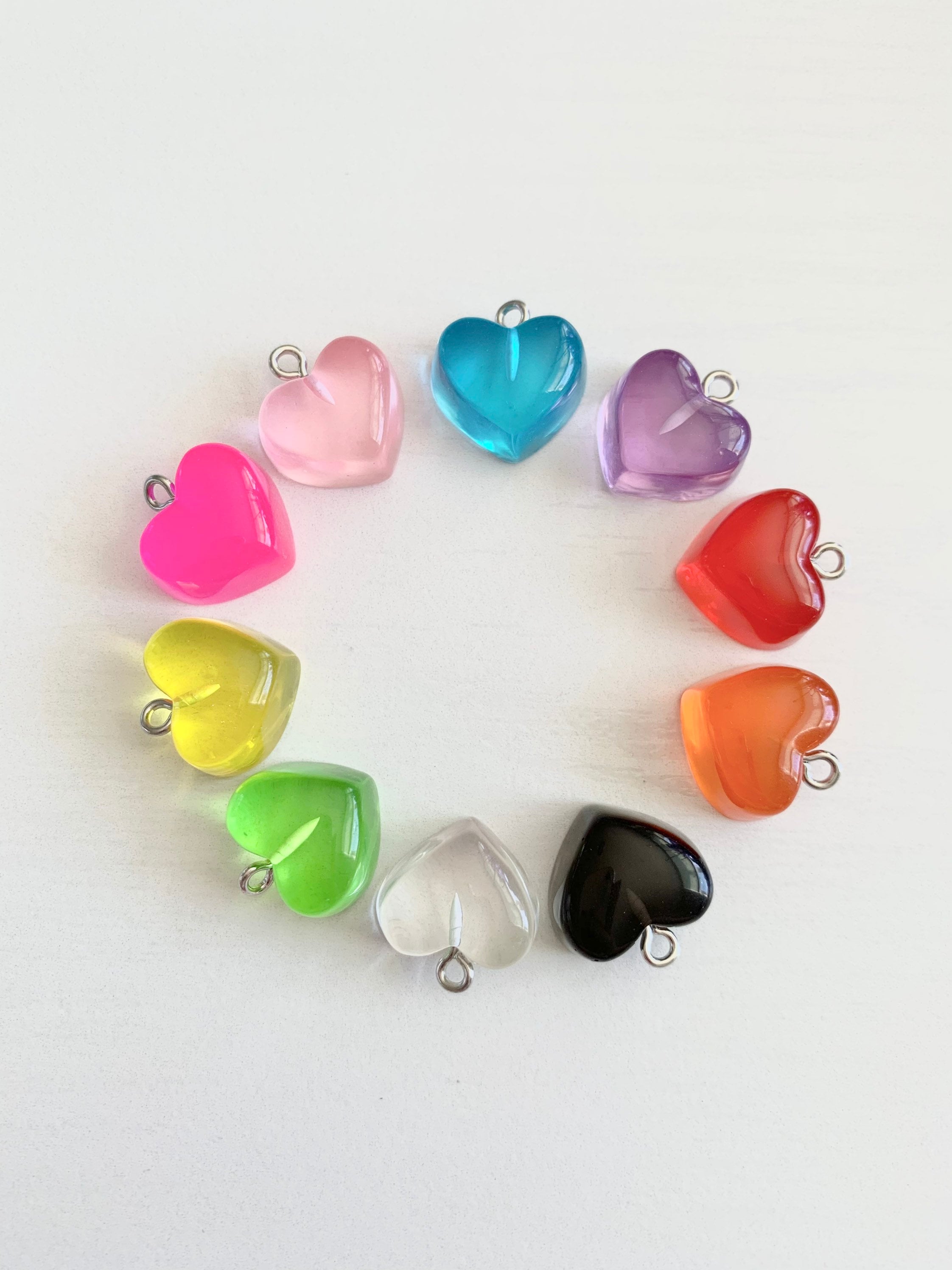 Candy Heart Charm for Phone Tablet Charm Resin Charm - Etsy