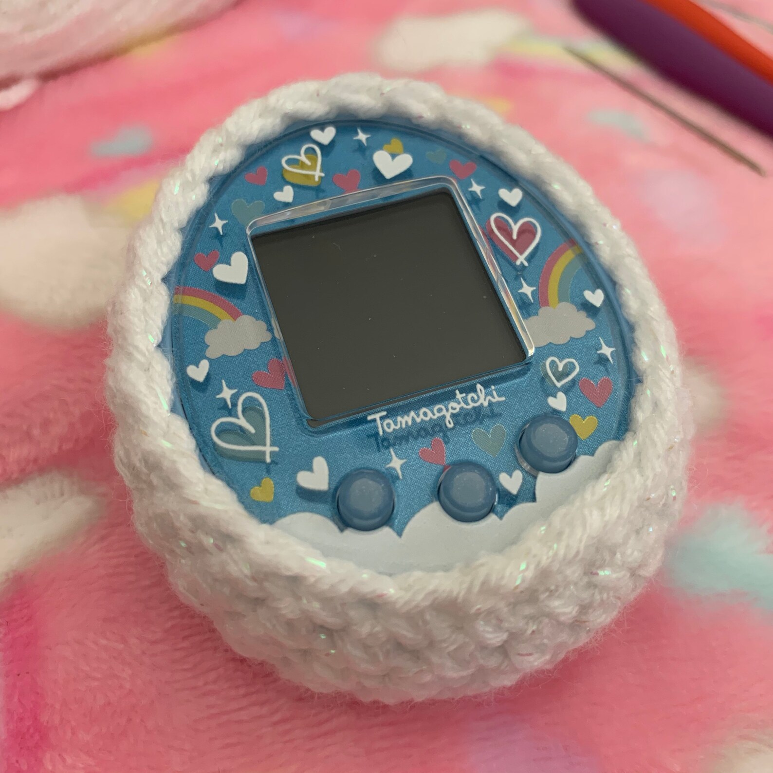 Tamagotchi Crochet Case Pattern With Front Cover Instructions - Etsy