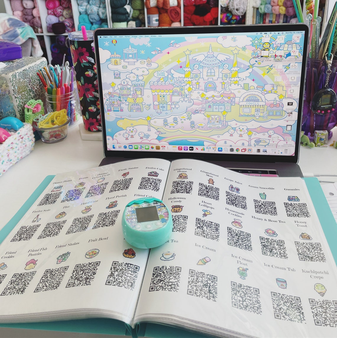 Tamagotchi Pix QR Codes PDF - Etsy