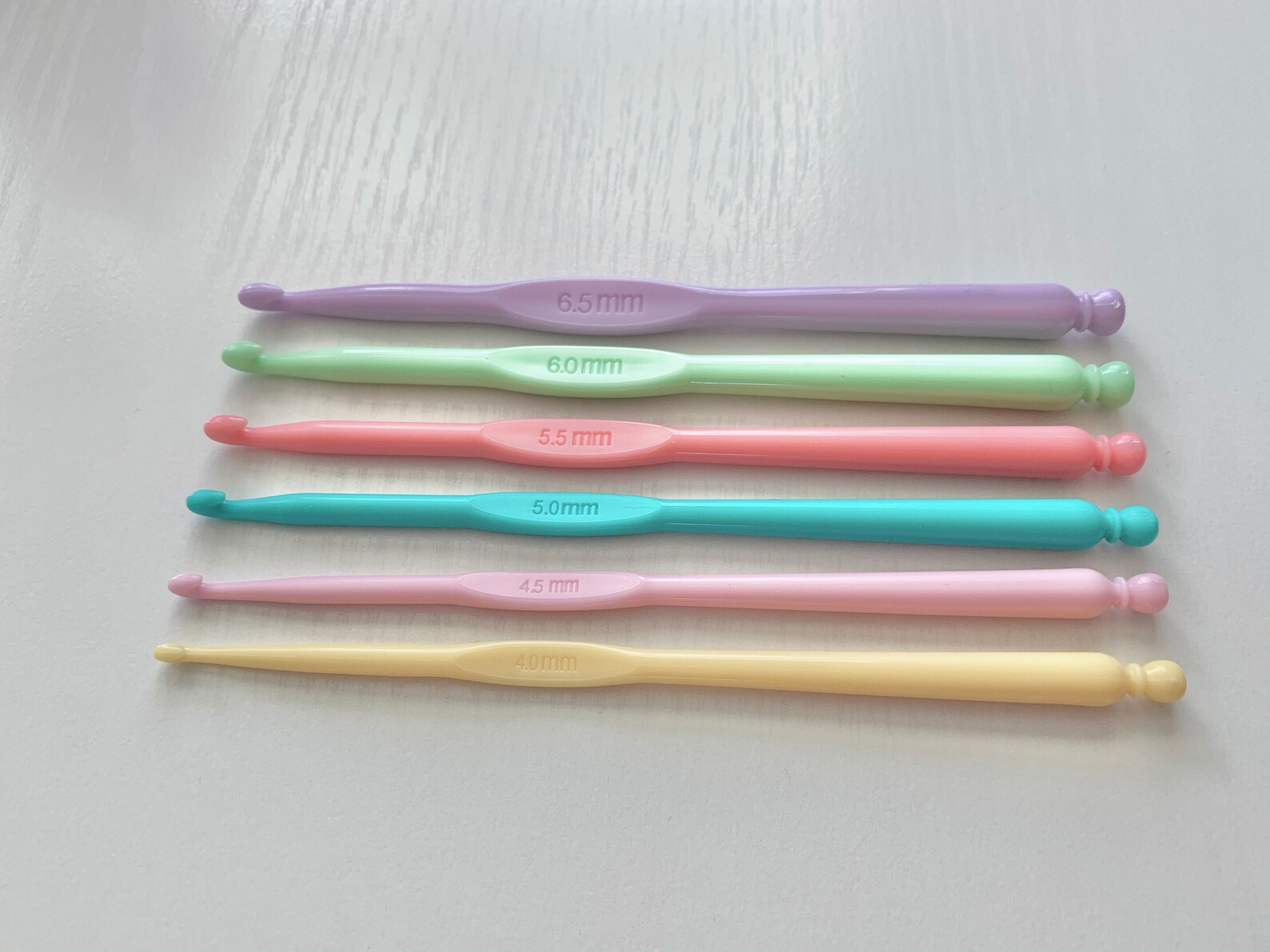 Plastic Crochet Hook Crochet Hook Set Decorative Crochet | Etsy