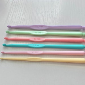 Plastic Crochet Hook, Crochet Hook Set, Decorative Crochet Hooks ...